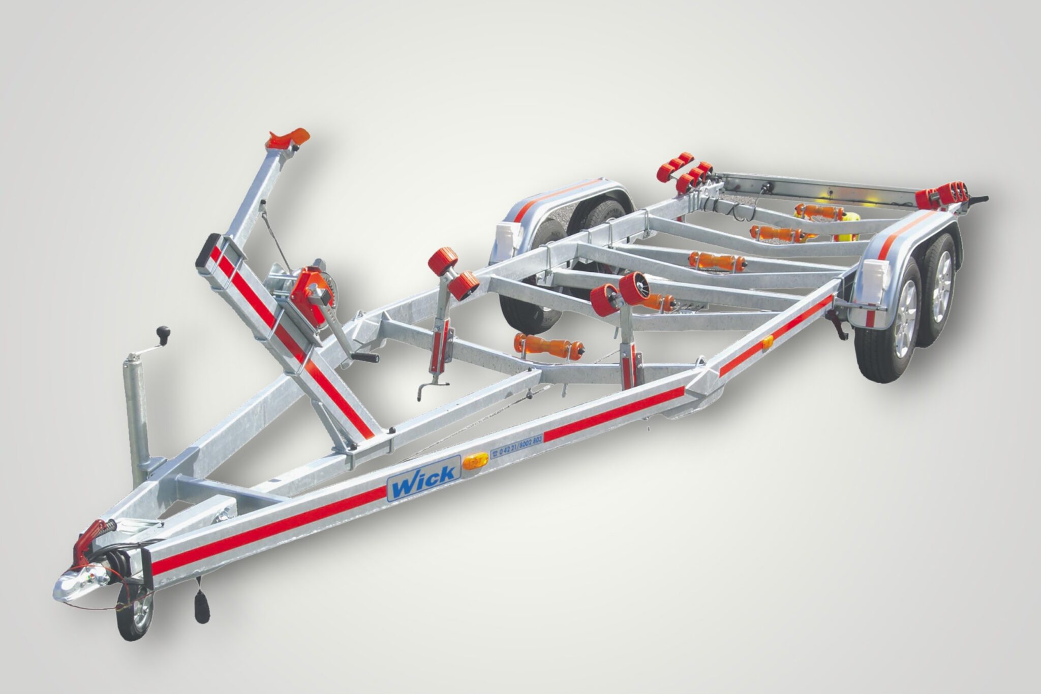 Motorboot Trailer 500kg hochwertiger Bootstrailer