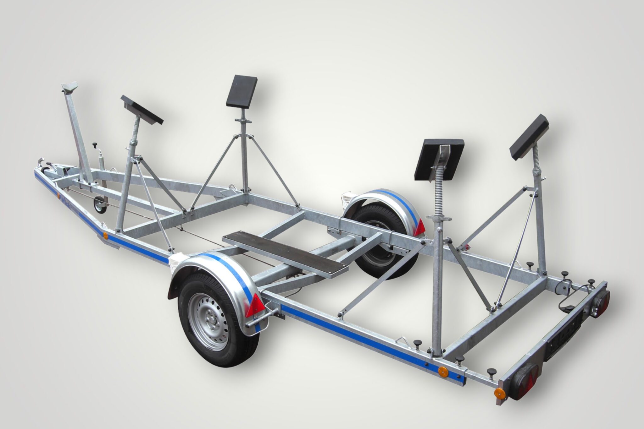 Segelboot Trailer 1300kg hochwertiger Bootsanhänger